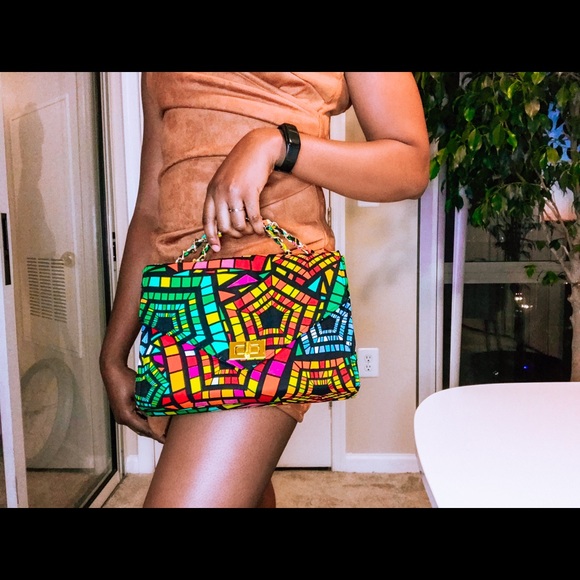 Olanma by TE | Bags | Chichi African Print Chain Shoulder Cross Body Bag | Poshmark
